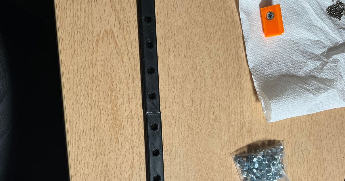 CF Tube MGN12 installation jig by Fump | Download free STL model ...