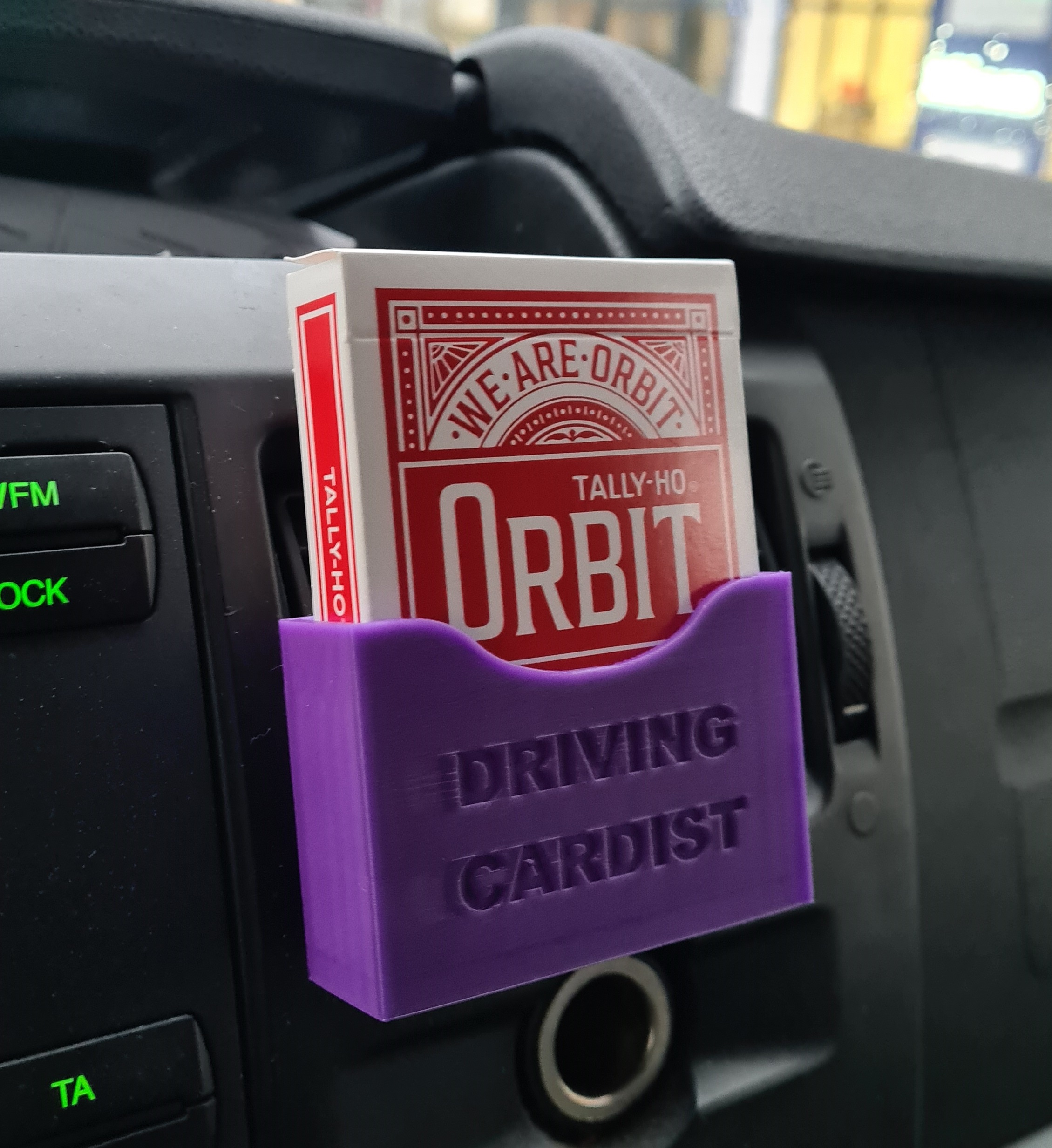 Card deck car vent holder - DRIVING CARDIST by Laguite | Download free ...