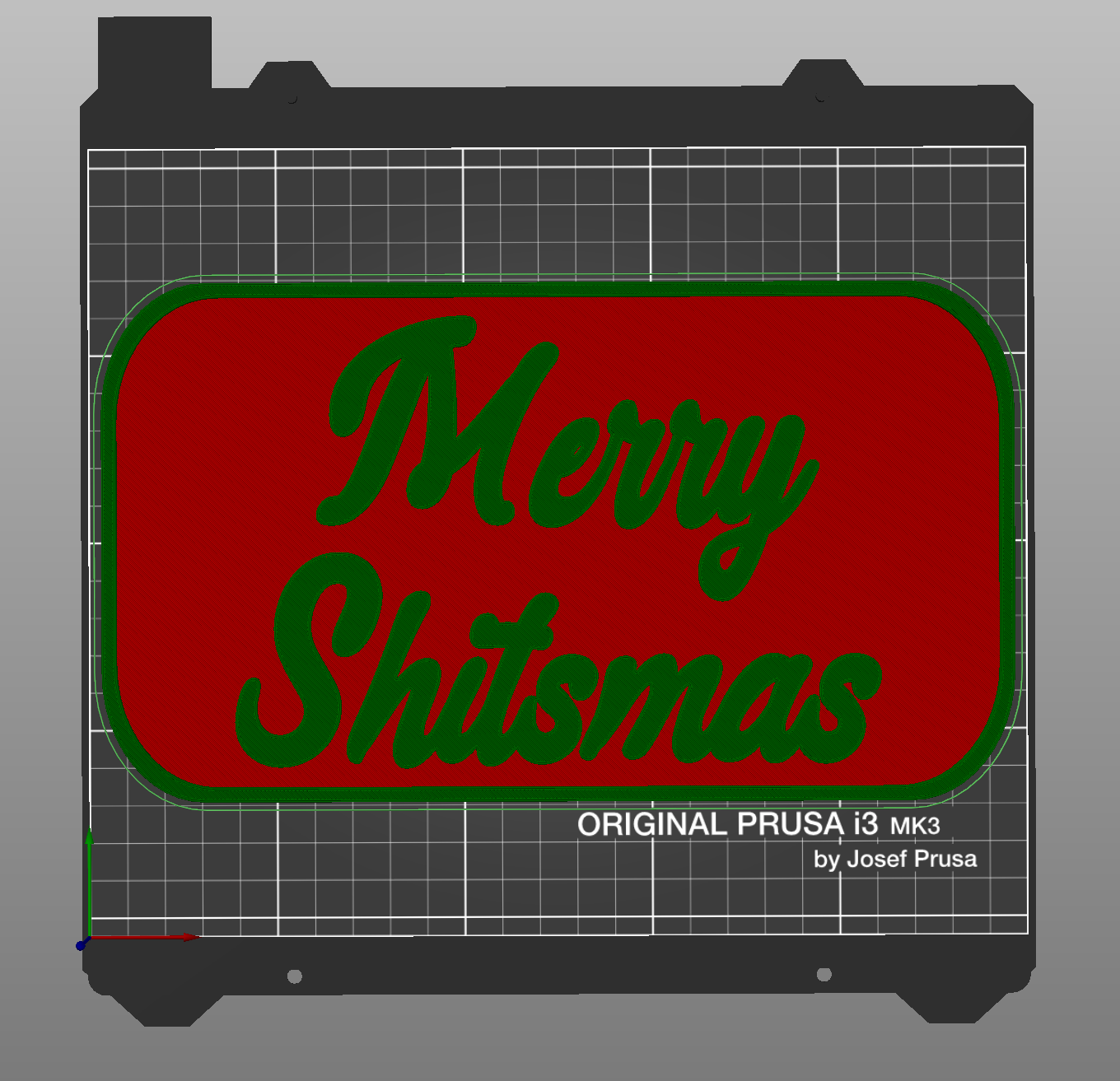 Merry S**tsmas Holiday Bathroom Sign by CypherA7 | Download free STL ...