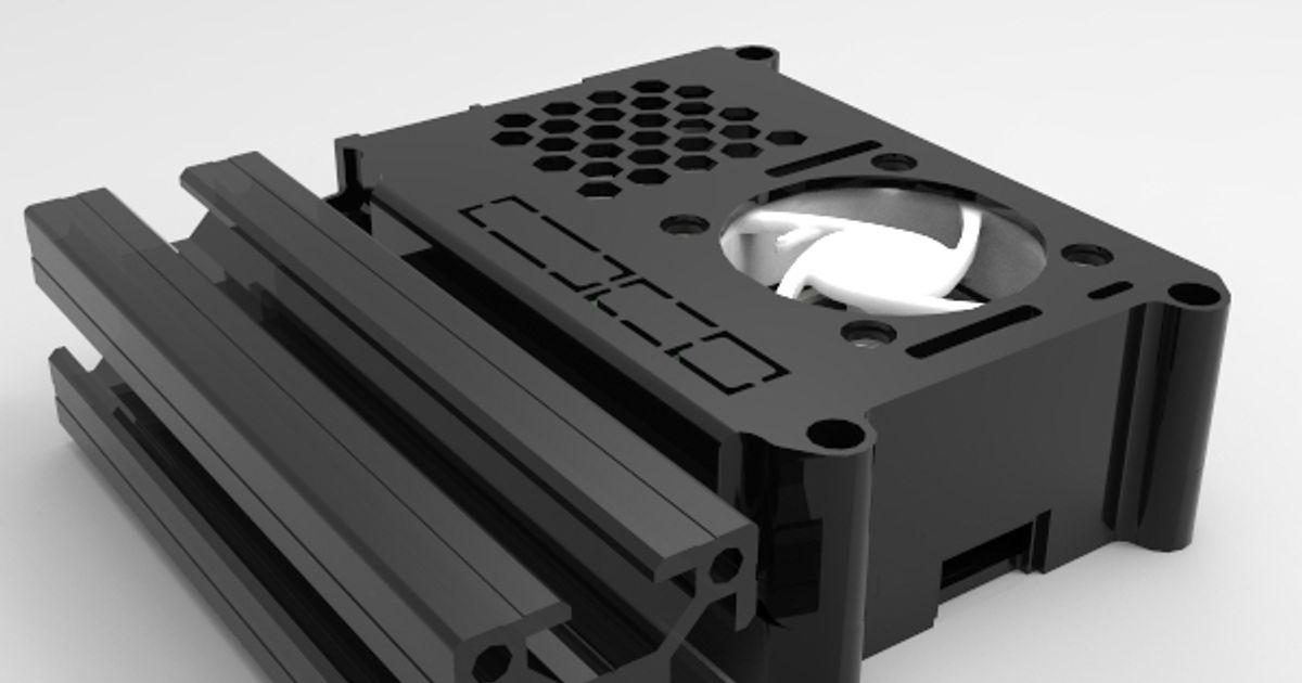 Octoprint - Raspberry Pi3 case with internal Noctua fan by Mauro ...