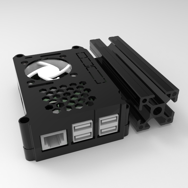 Octoprint - Raspberry Pi3 case with internal Noctua fan by Mauro ...