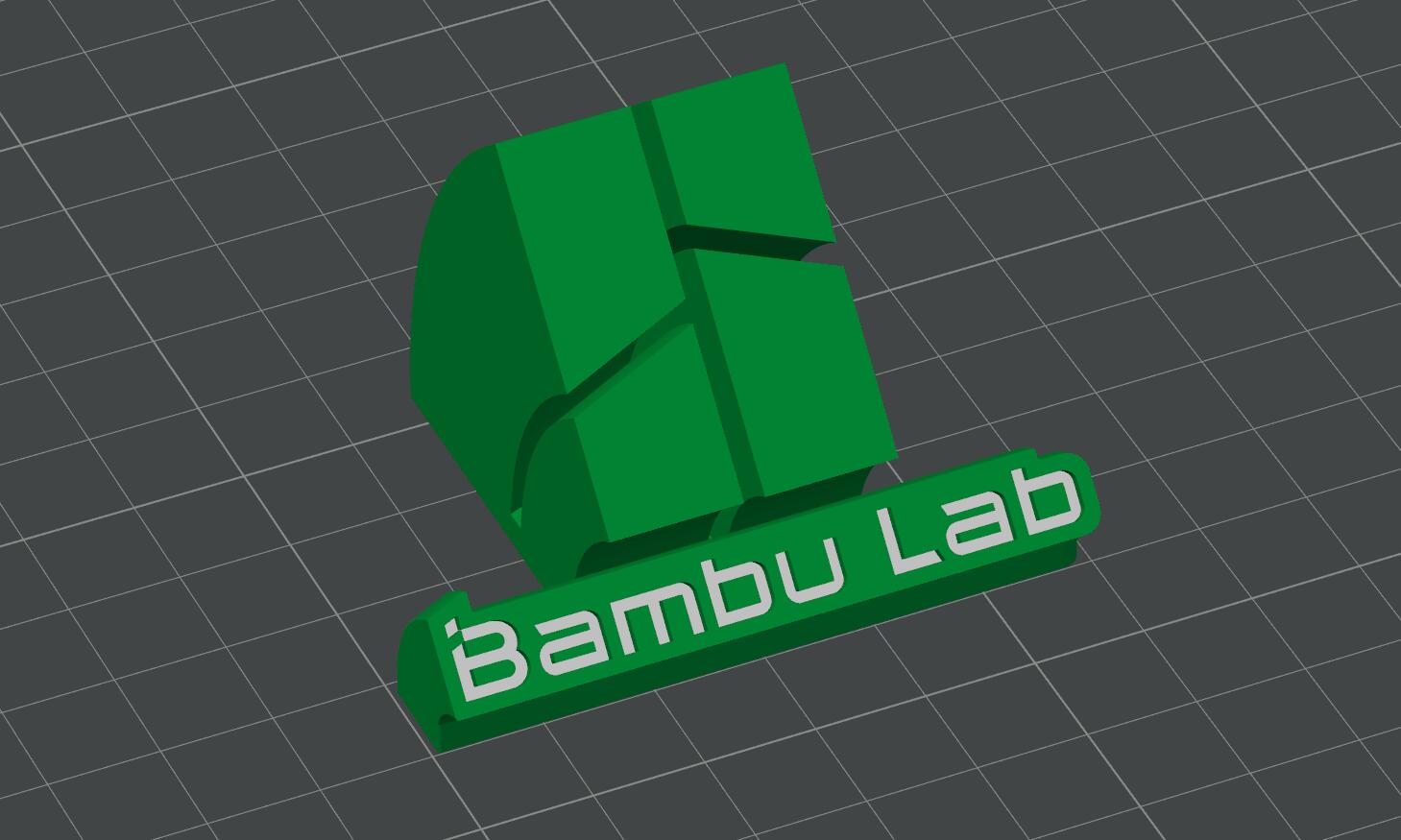 BambuLab Three-dimensional LOGO by T K | Download free STL model ...