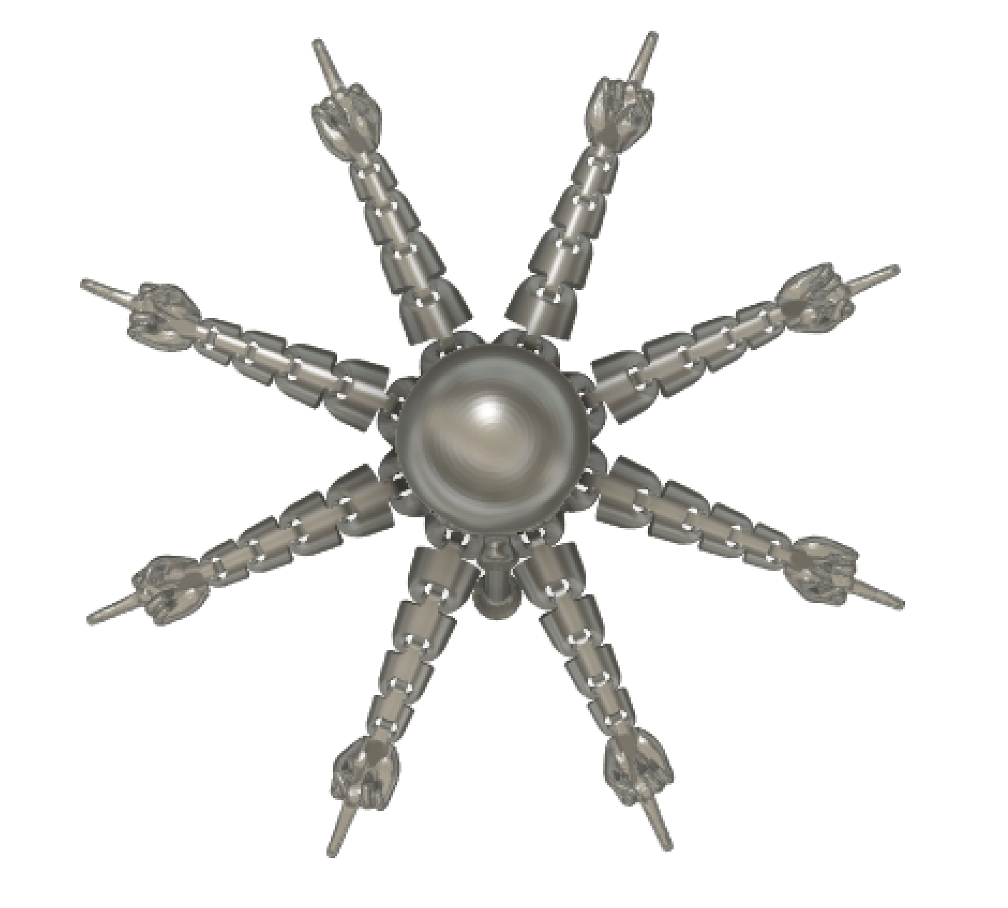 Middle finger octopus by Littletrev45 | Download free STL model ...