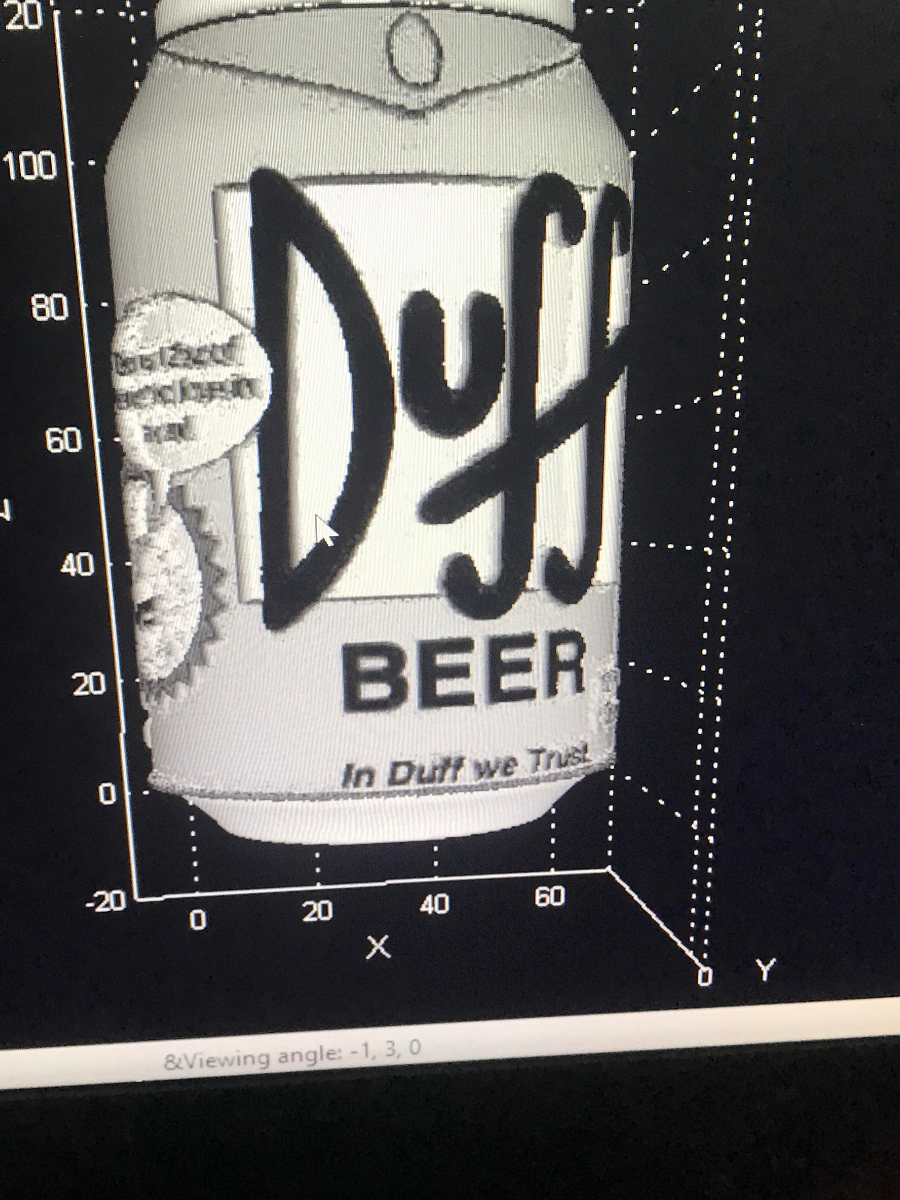 DUFF BEER CAN by MattGerman | Download free STL model | Printables.com