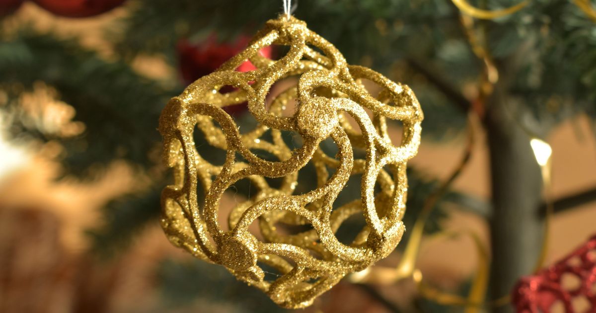 DIY Christmas Wavy Star Ball por Luke's 3D | Descargar modelo STL ...