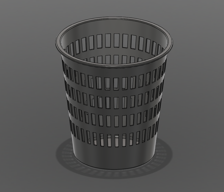 Trash can by 3D Time Lab | Download free STL model | Printables.com
