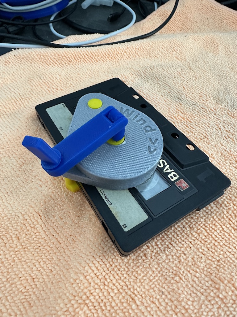 Manual winder for Audio Cassette by Ozmale | Download free STL model ...