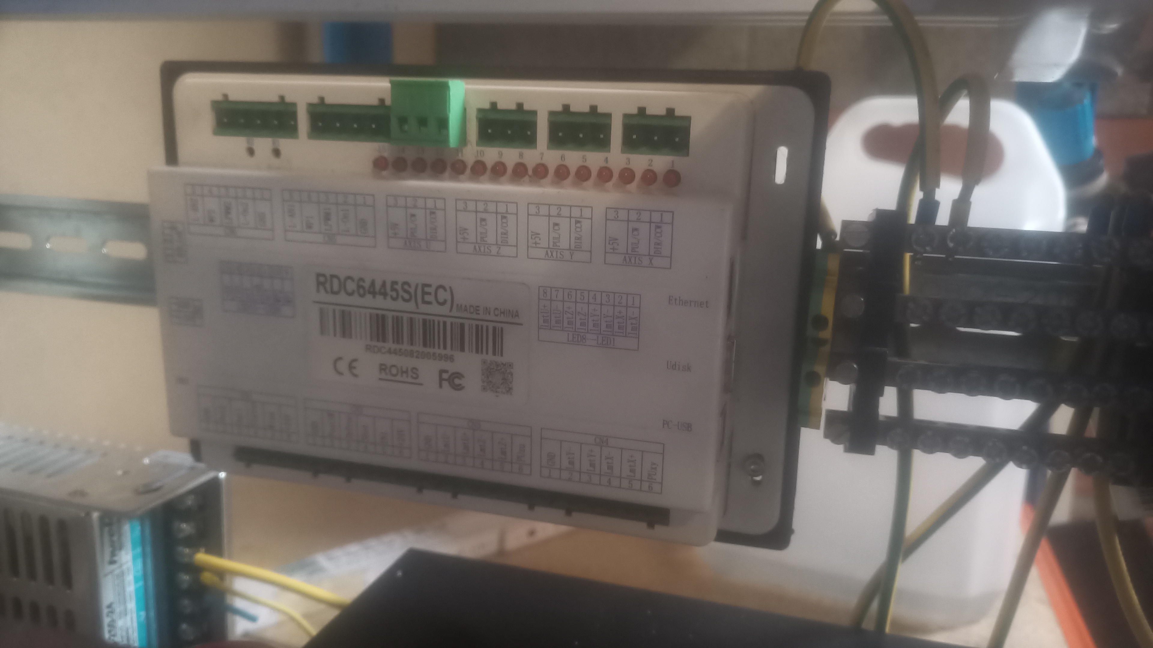 Ruida controller din rail holder by luigi20000 | Download free STL ...