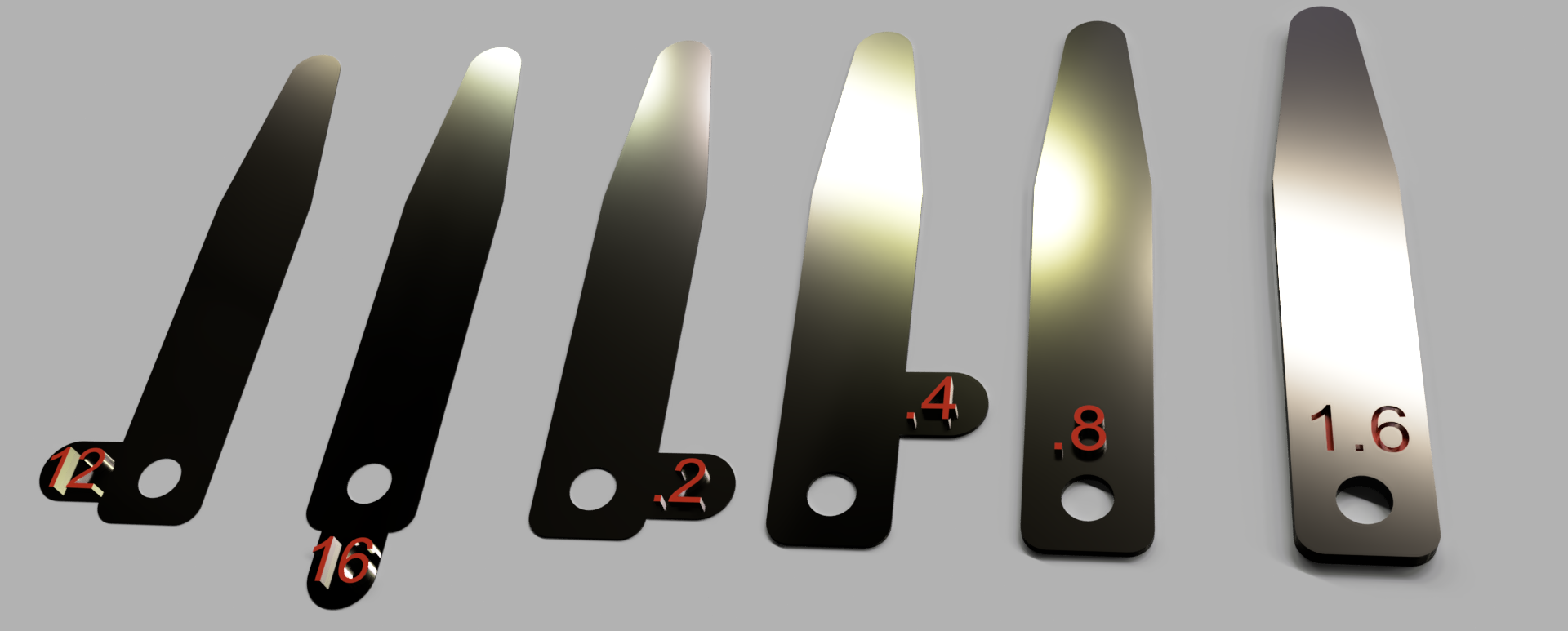Feeler gauges by Joe | Download free STL model | Printables.com