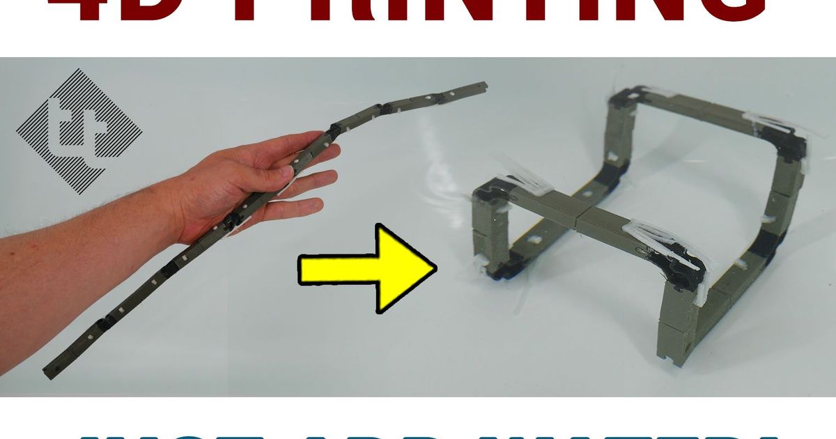 4D printing test piece by TeachingTech | Download free STL model ...