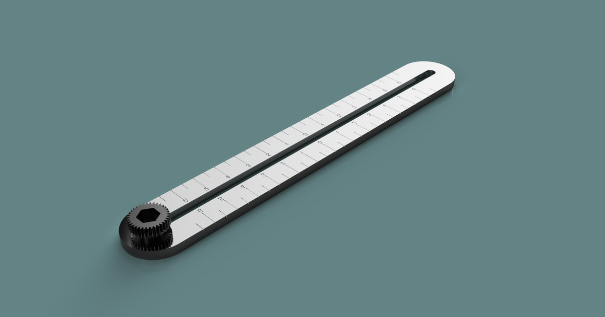 Multi-Angle Ruler by Prime27 | Download free STL model | Printables.com