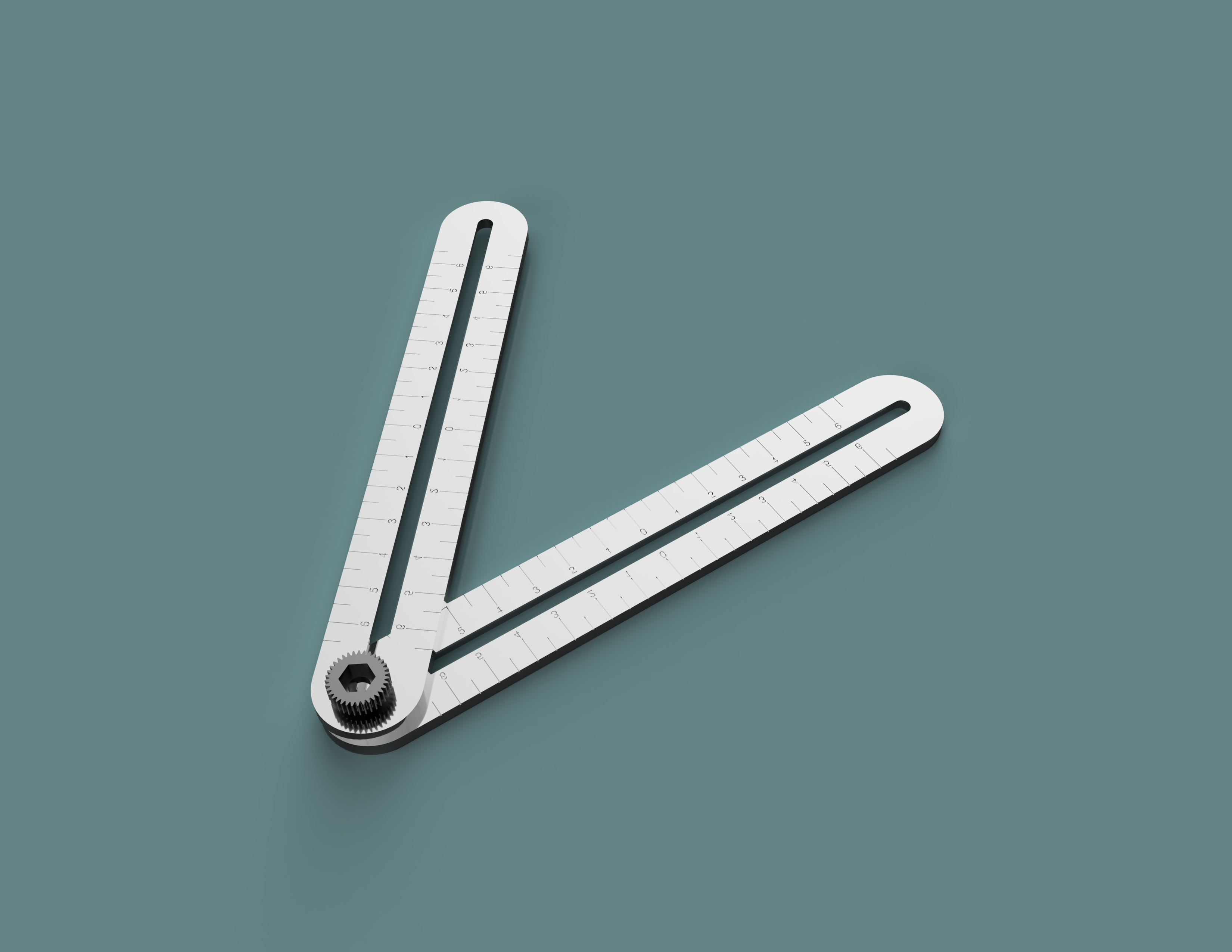 Multi-Angle Ruler by Prime27 | Download free STL model | Printables.com