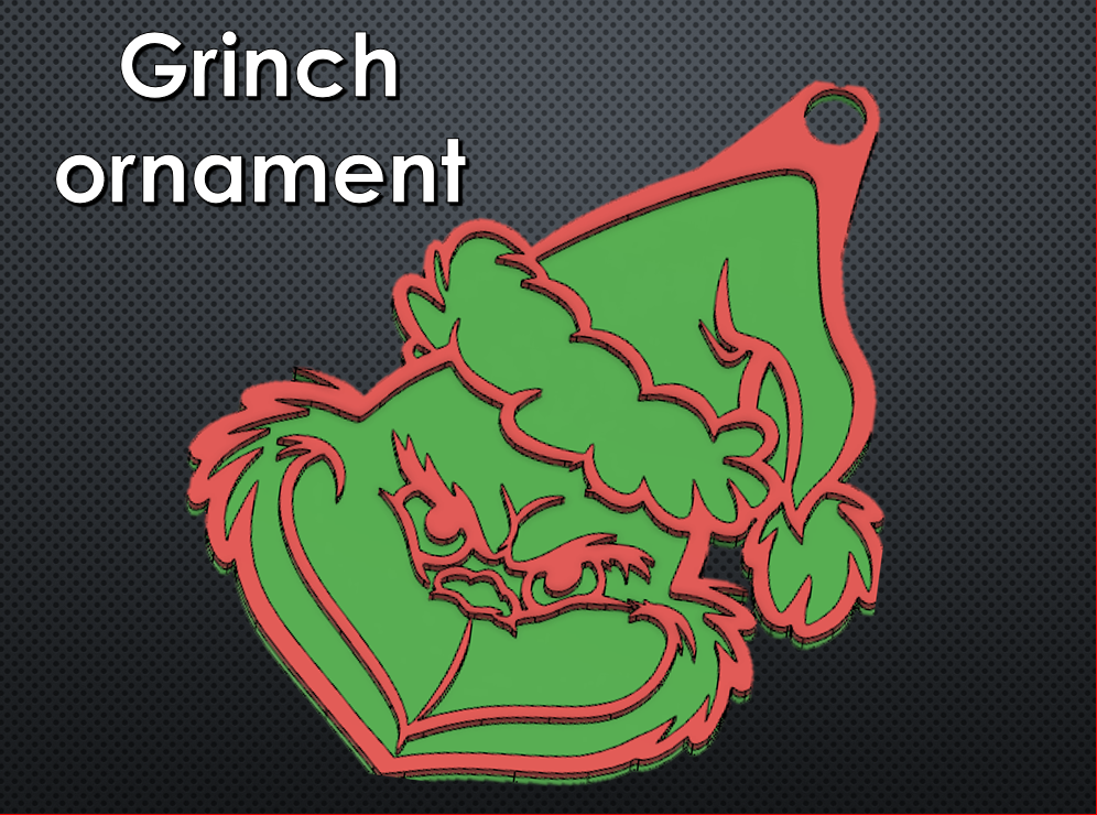 Grinch - Ornament by Wiki Fišer | Download free STL model | Printables.com