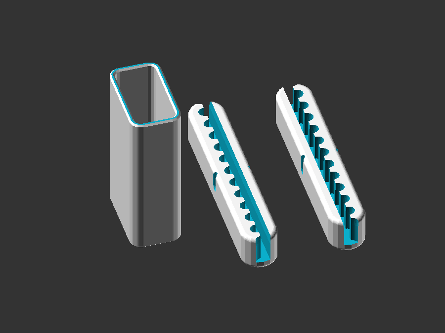 GT2 belt connector by Jack | Download free STL model | Printables.com