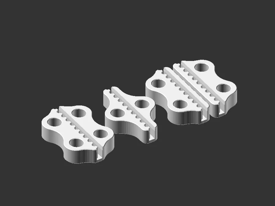 GT2 belt connector by Jack | Download free STL model | Printables.com