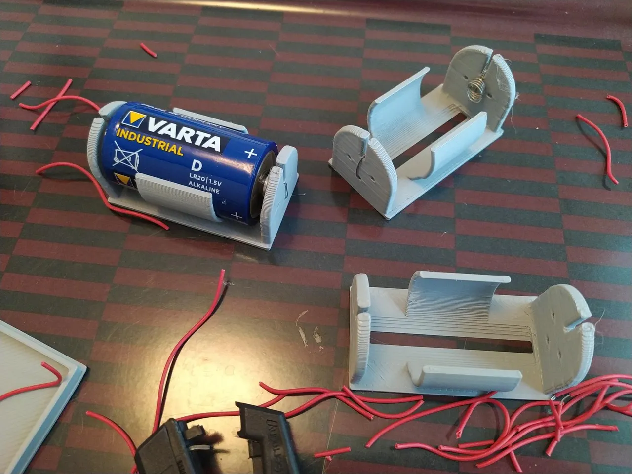 D Battery Holder (LR20/Mono) by laberlaib | Download free STL model ...