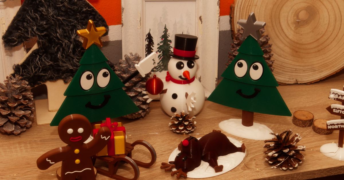 Happy Christmas buddies by GodnamedThor | Download free STL model ...