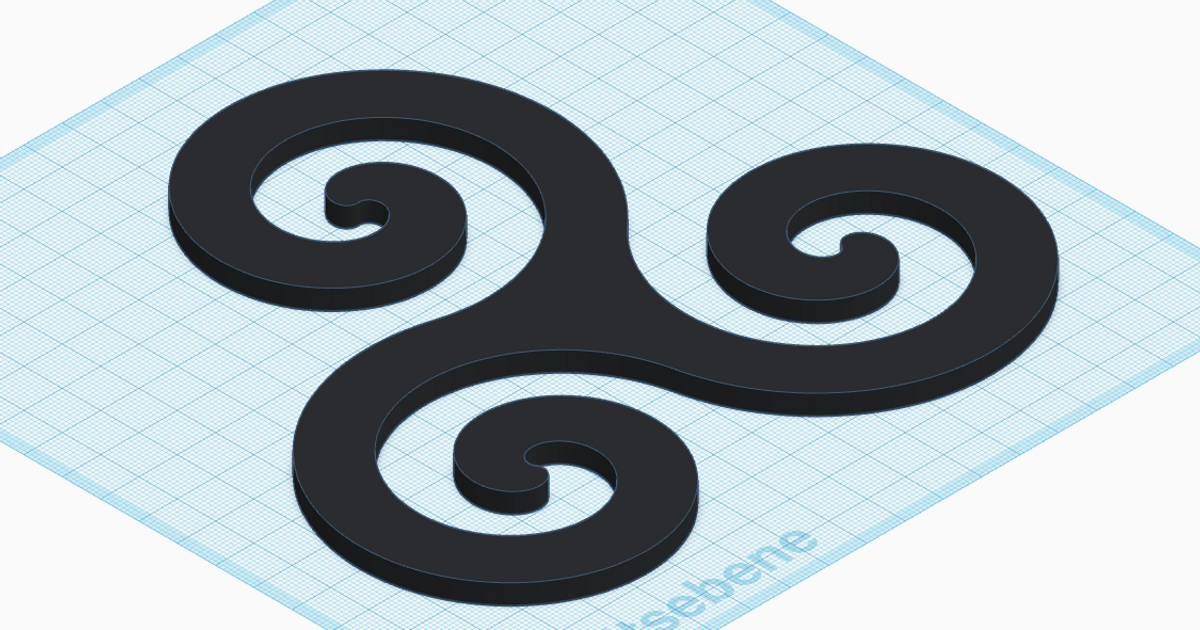 Triskele by cruX | Download free STL model | Printables.com