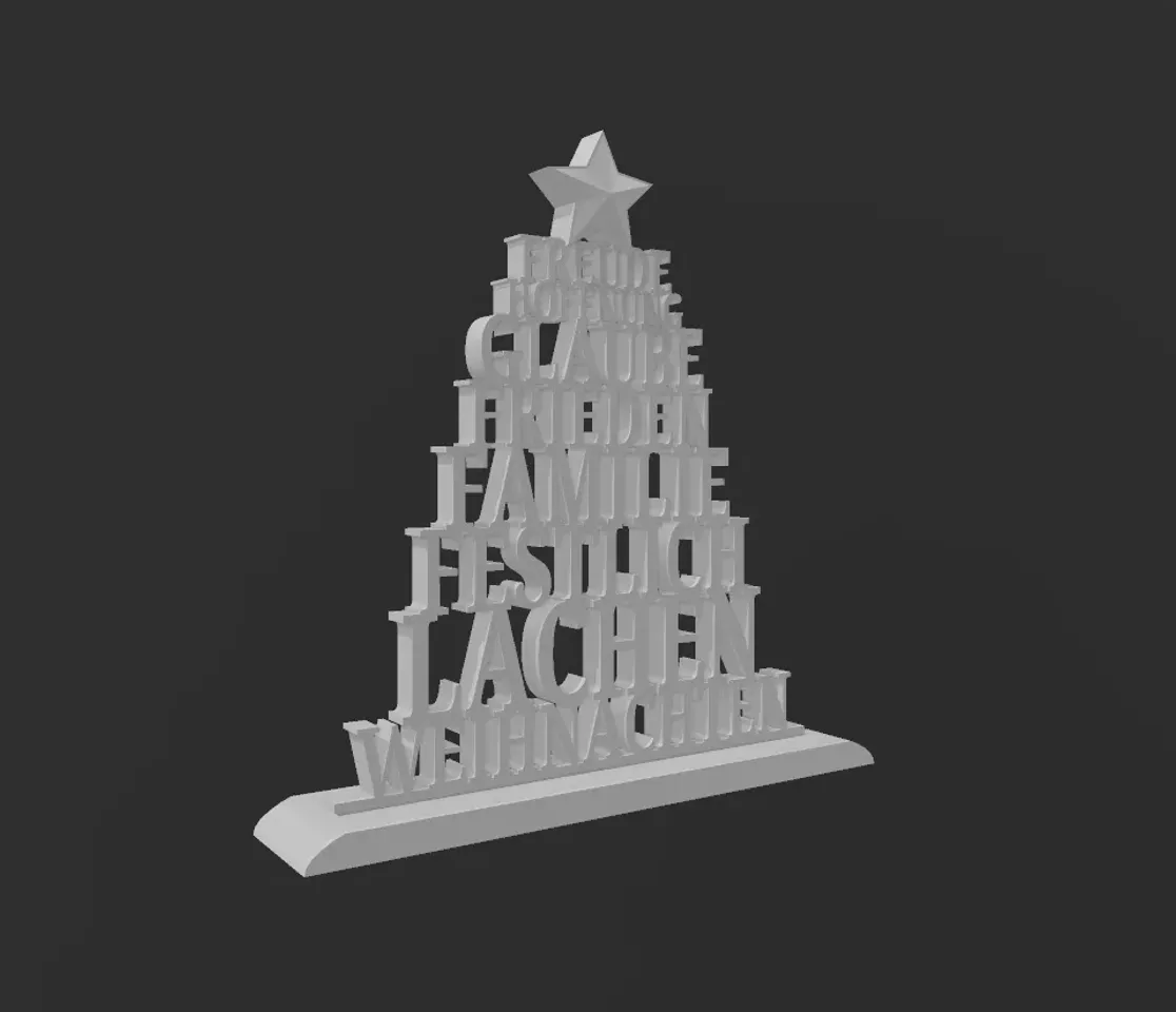 Weihnachtsbaum / Christbaum / Familie by Johination | Download free STL ...