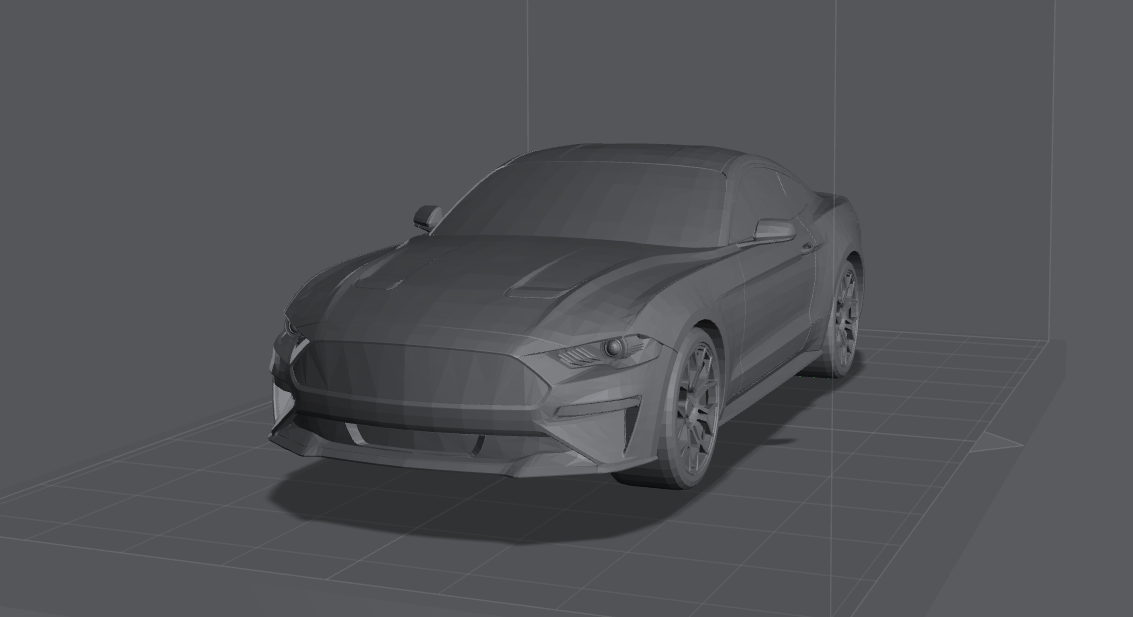 Ford Mustang GT 2018 by airnozzle | Download free STL model ...