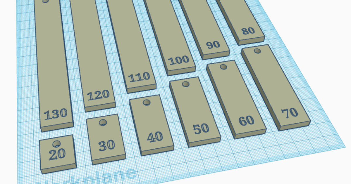 Measuring Strips by Manish Wayz | Download free STL model | Printables.com