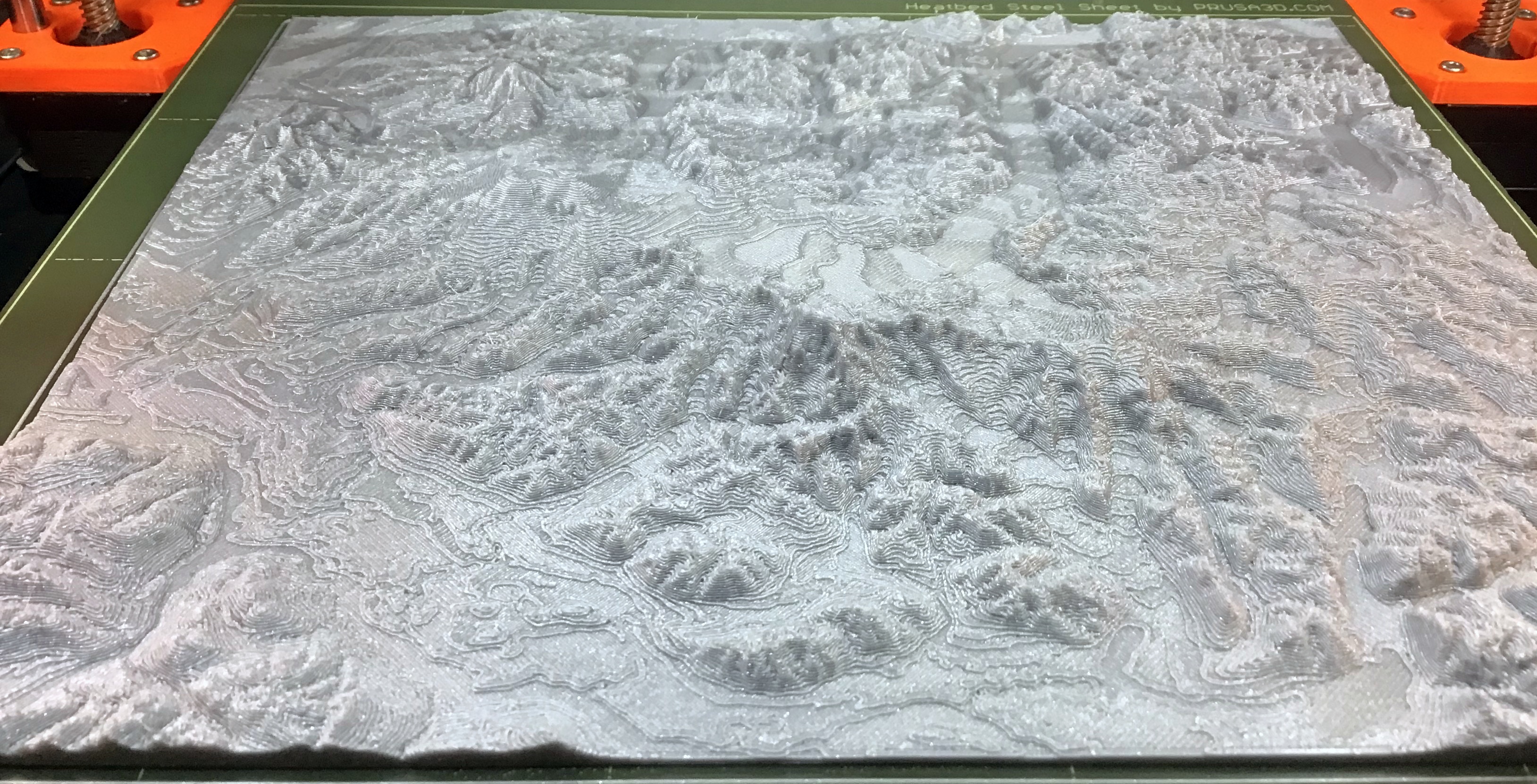 Topographic Map of Wrangell-St. Elias National Park - Alaska by ...