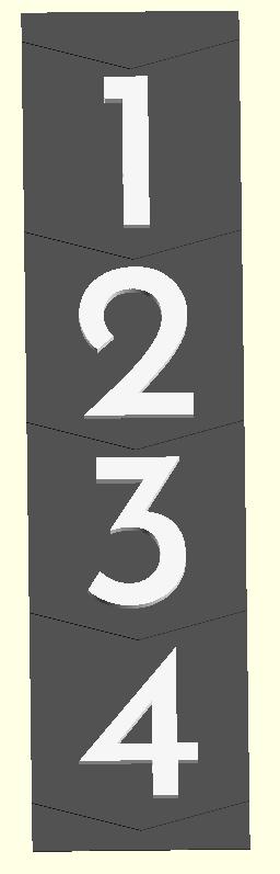 Parametric Backlit House Address Numbers par Mobilla | Téléchargez ...