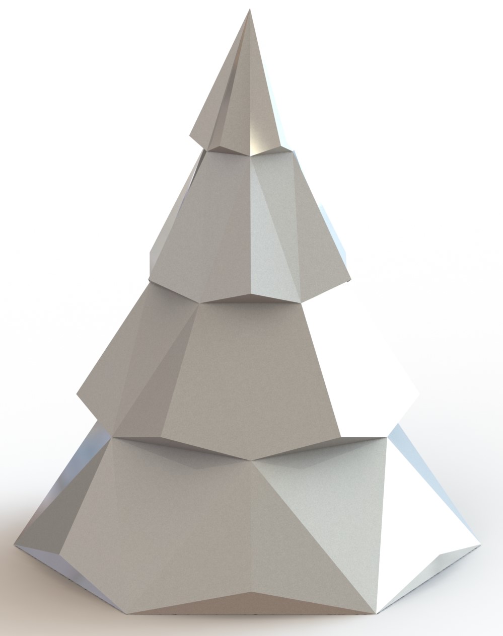 Snowy christmas tree by Whister | Download free STL model | Printables.com