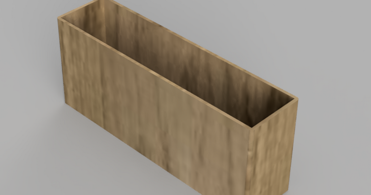 Parameterized Drawer Filling Box by Zack | Download free STL model ...
