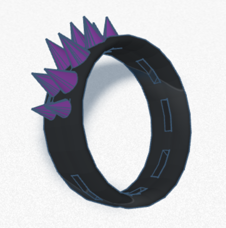 Spiked Ring por Travis Imel | Descargar modelo STL gratuito ...