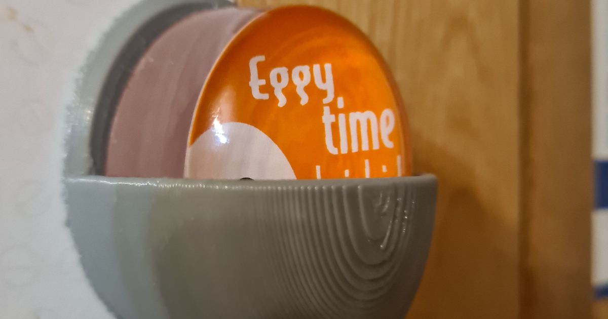 Egg timer holder by Morr | Download free STL model | Printables.com