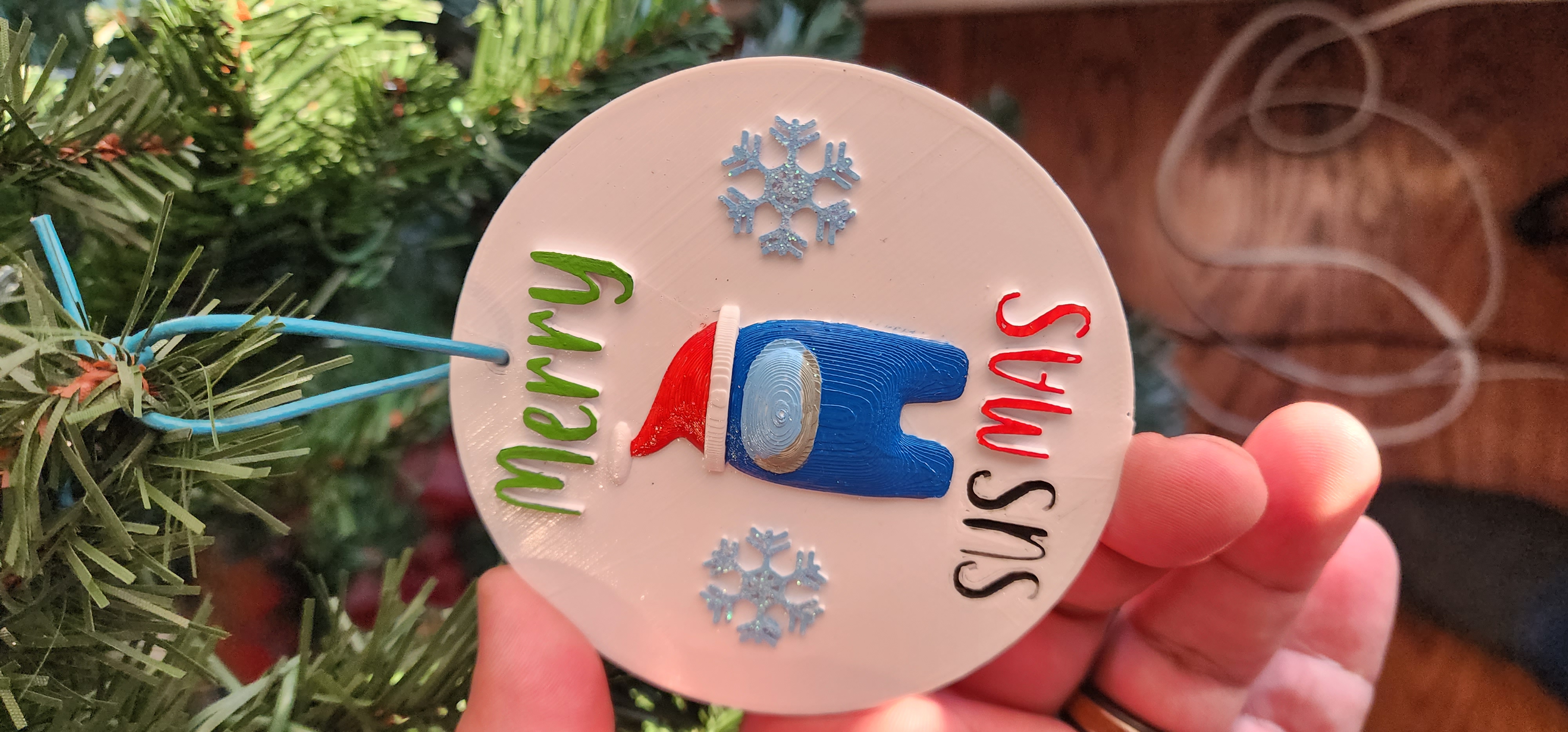 Merry Sus-Mas Ornament by Erikwithaknotac | Download free STL model ...