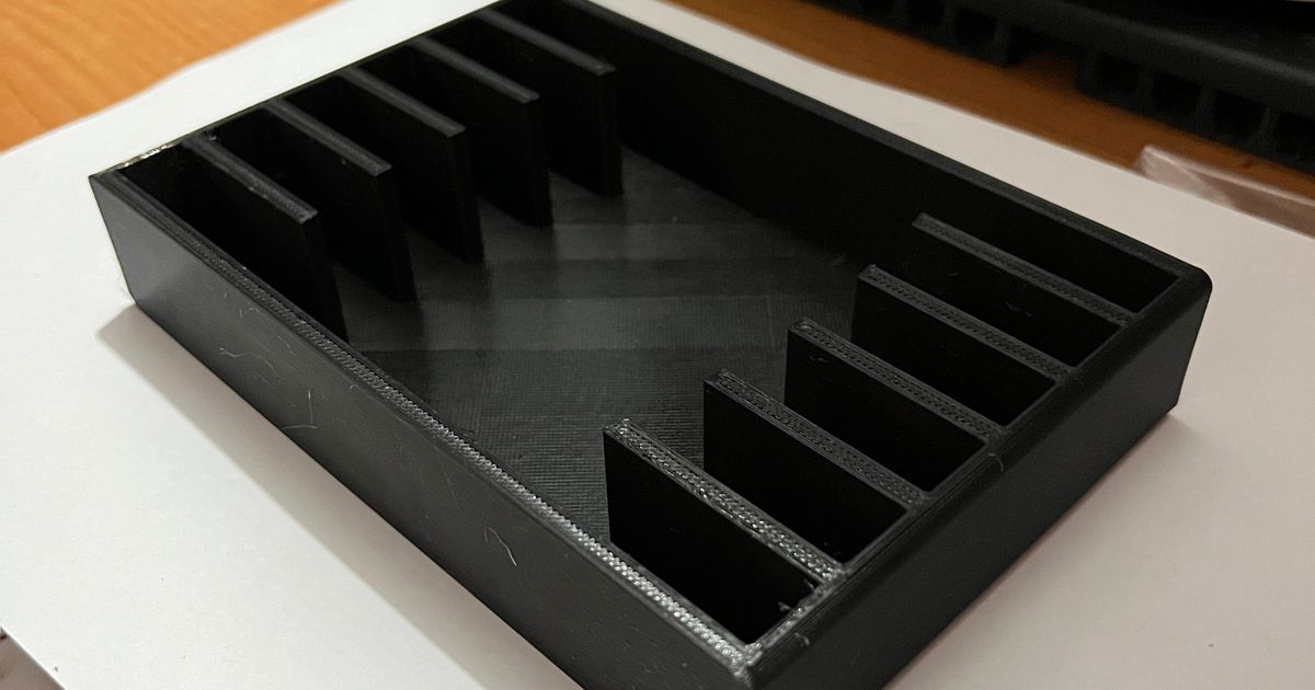 CD stand 6 slot by EA3D | Download free STL model | Printables.com