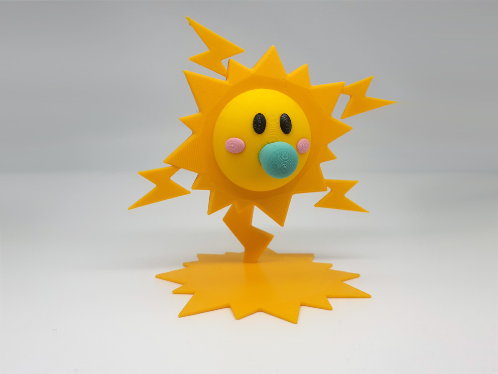 Paper Sun by 3DTwinkie | Download free STL model | Printables.com
