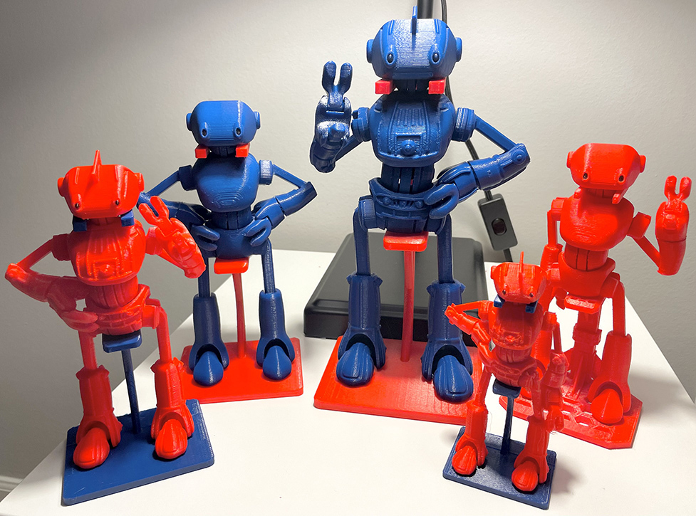 Ankly Robot Display Stands - 2 Versions by JLOJ | Download free STL ...