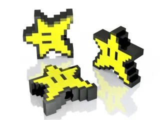 Super Mario Christmas Star by Ezequiel | Download free STL model ...