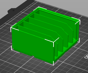 Gridfinity windowed stuff holder (2x2 grid) by zenodub | Download free ...