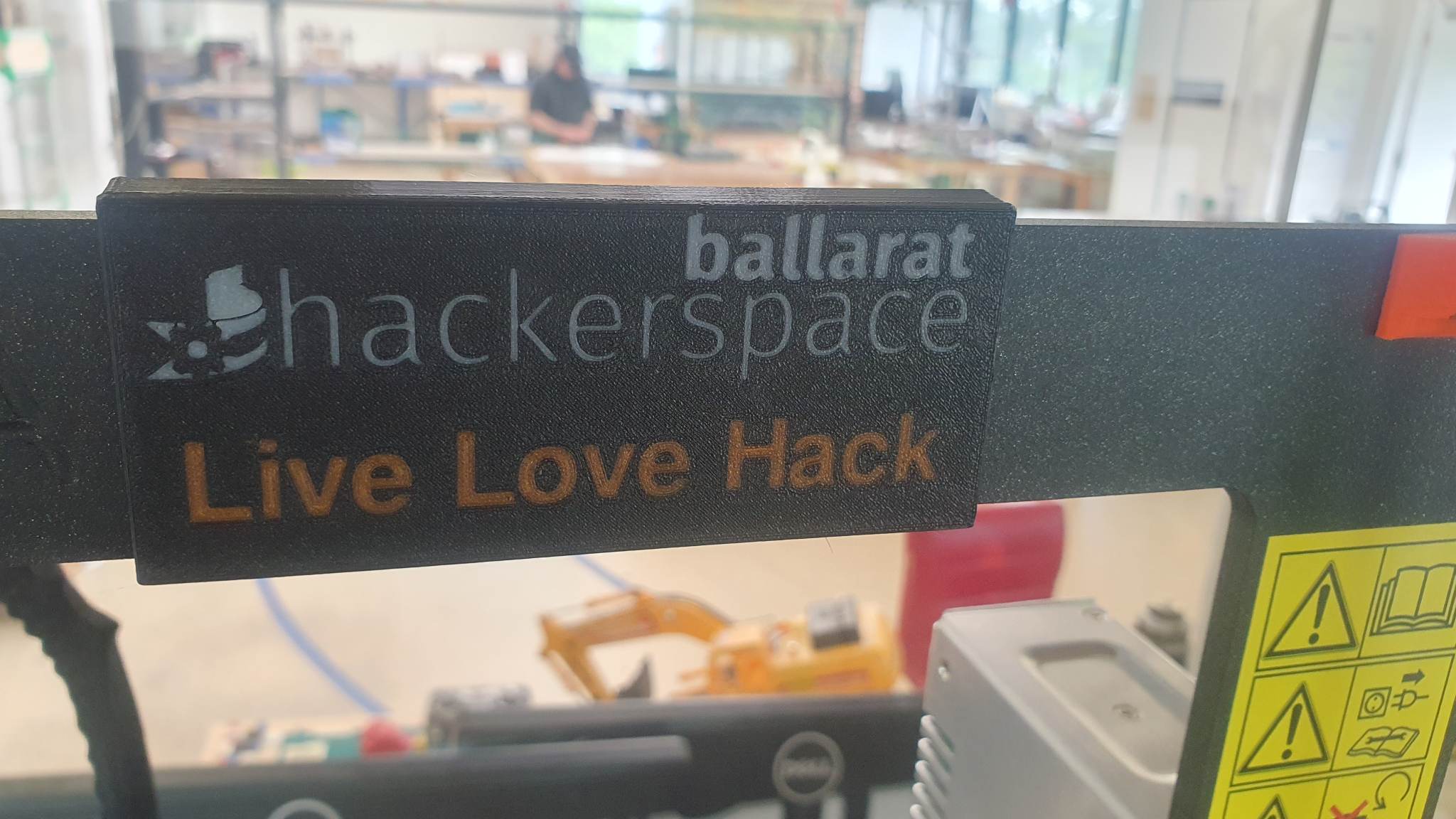 Live Love Hack Prusa Plaque by Riley | Download free STL model | Printables.com