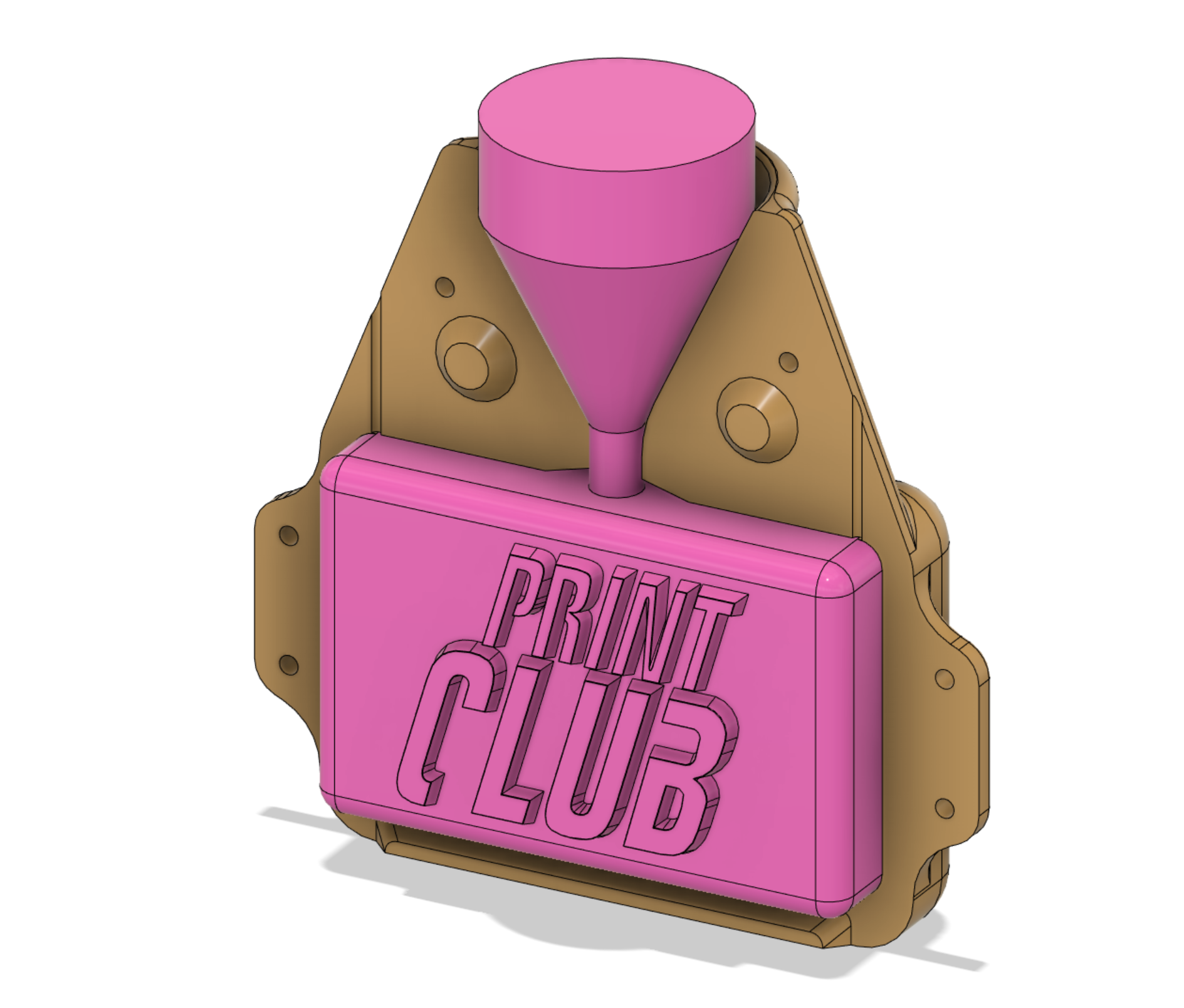 Print Club Soap Bar Mold by Cederb | Download free STL model ...