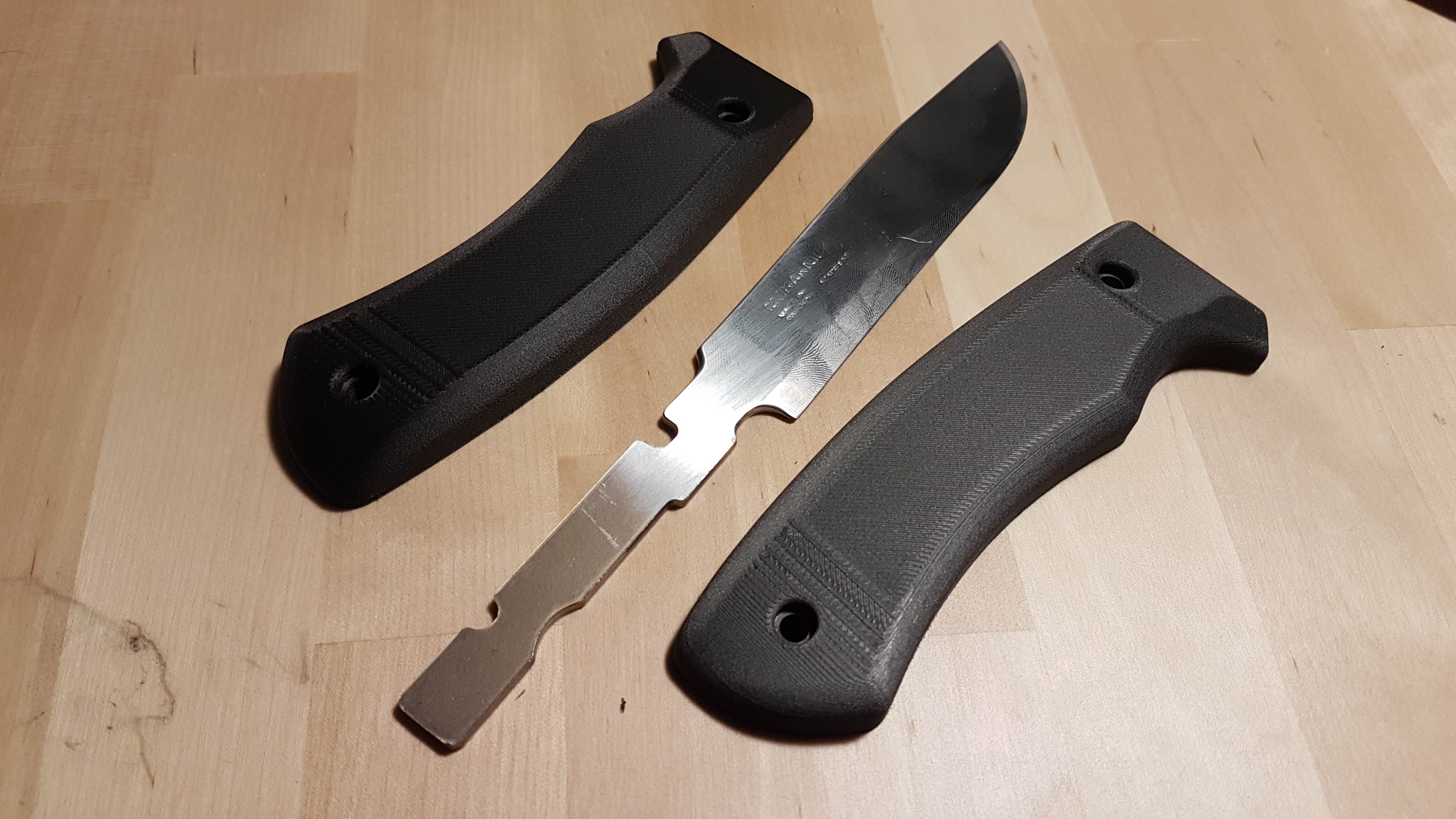Printed knife handle for Morakniv no. 2000 blade by Cederb | Download ...