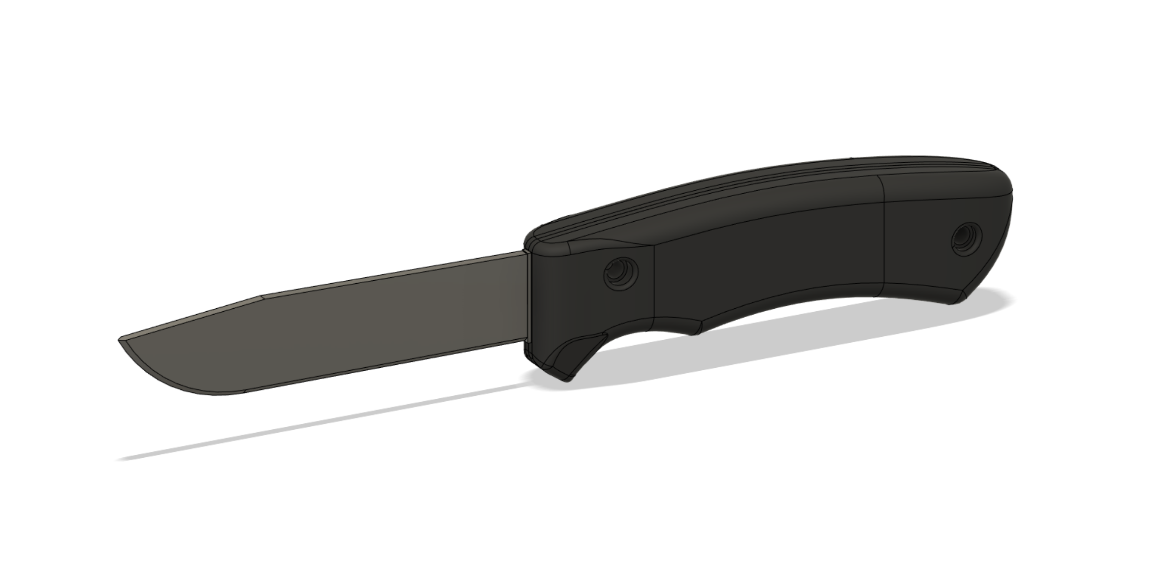 Printed knife handle for Morakniv no. 2000 blade by Cederb | Download ...