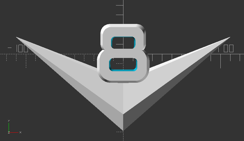 Logo V8 (Band) by Alf | Download free STL model | Printables.com