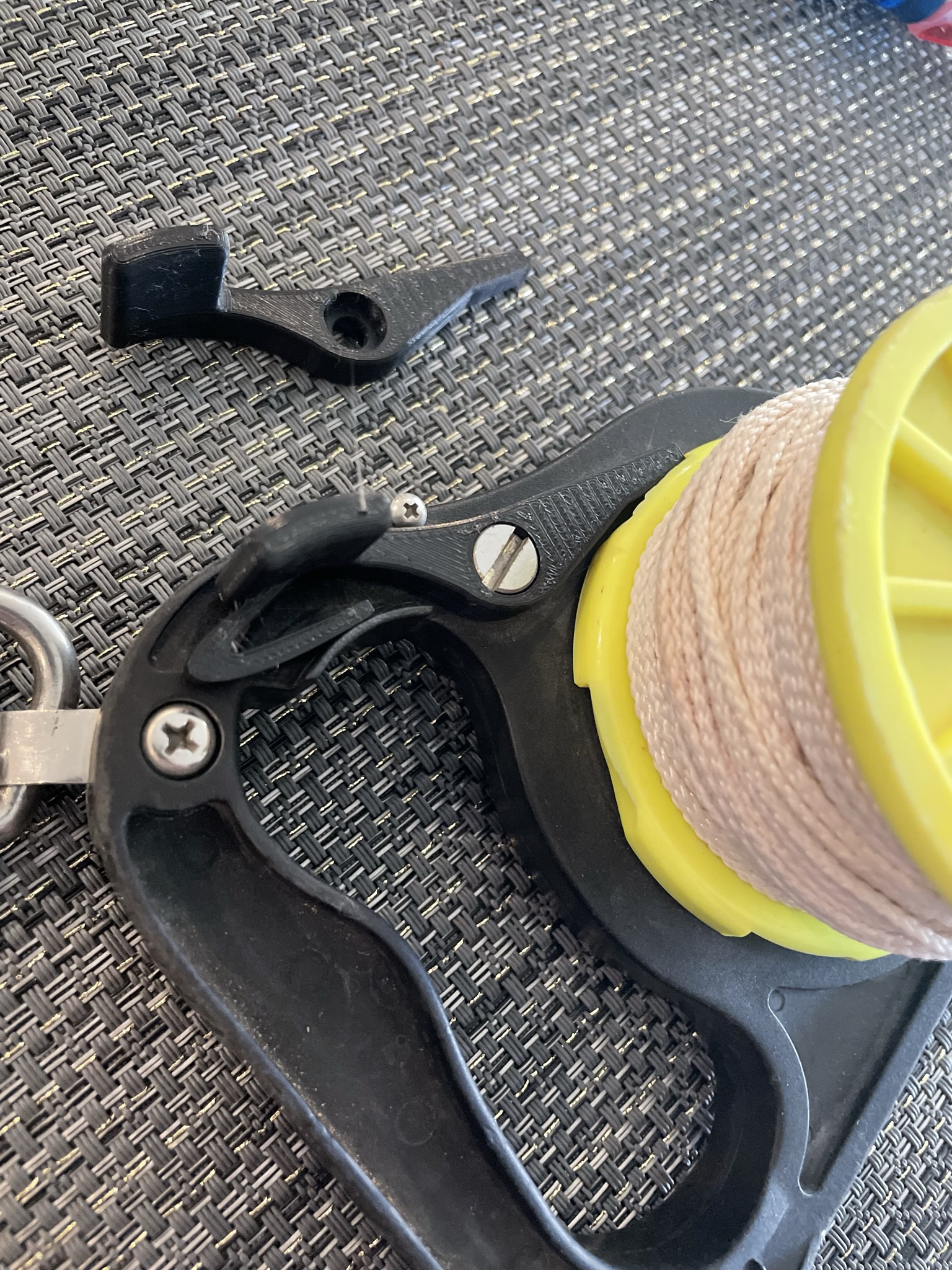 Scuba ratchet spool reel replacement lever by Zane | Download free STL ...
