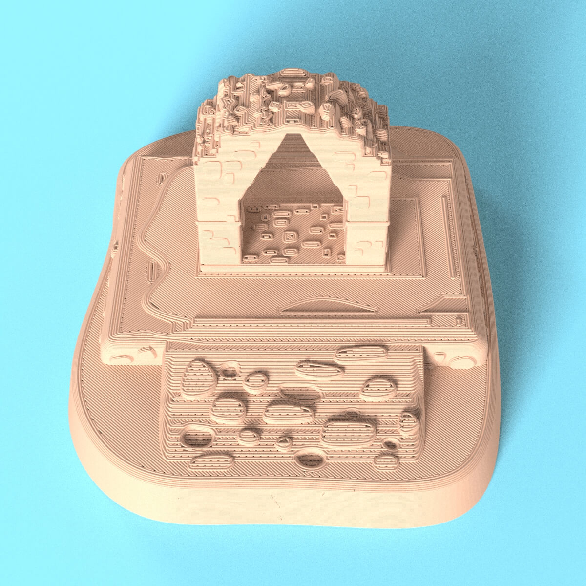 Arch of Kabah - Yucatan , Mexico by MiniWorld3D | Download free STL ...