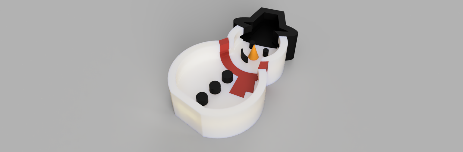 Lighted Snowman by Wero0403 | Download free STL model | Printables.com