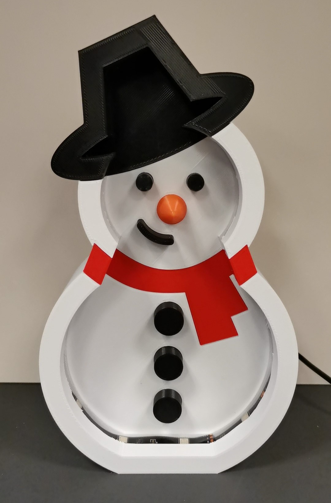 Lighted Snowman by Wero0403 | Download free STL model | Printables.com