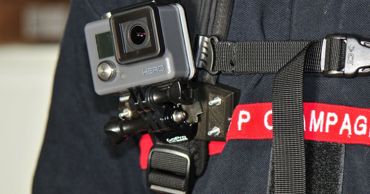 Go Pro mount for backpack by Phil | Download free STL model ...