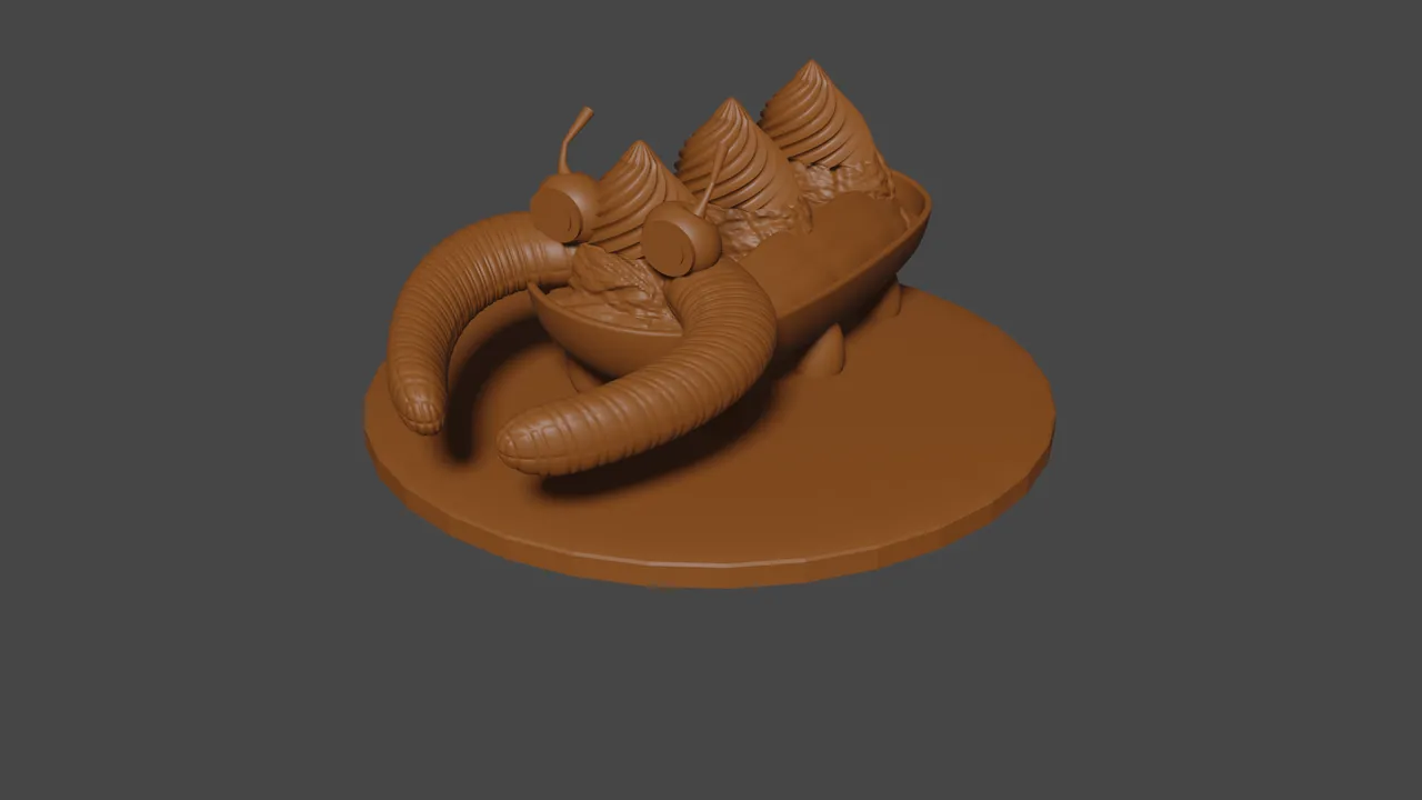 Bugsnax inspired, Scoopy Banoopy , Tabletop DnD miniature by ...