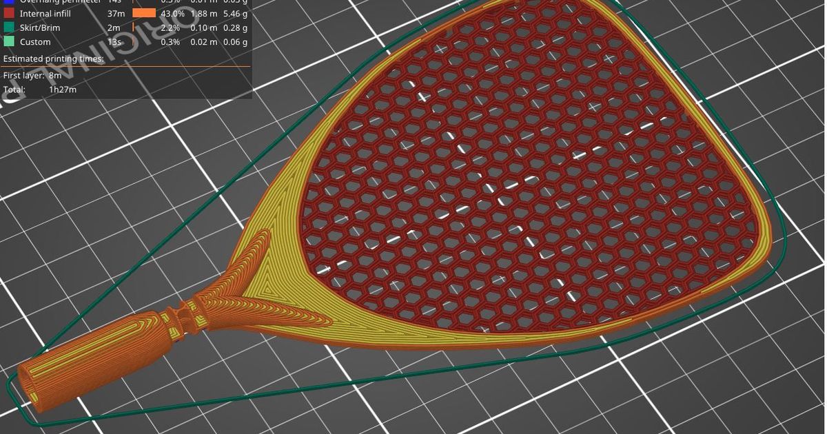 Fly Swatter - 3D Printed by Chrise_2000 | Download free STL model ...