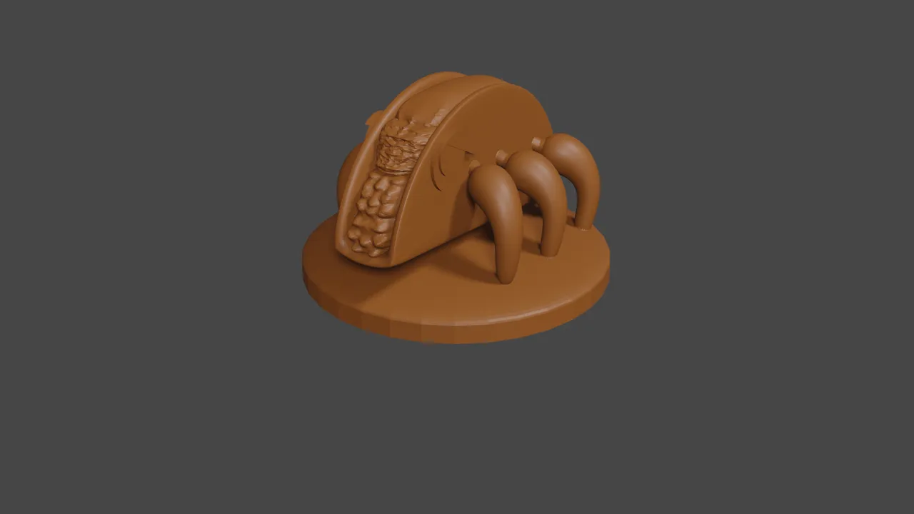 Bugsnax inspired, Tacoroach, Tabletop DnD miniature by ...